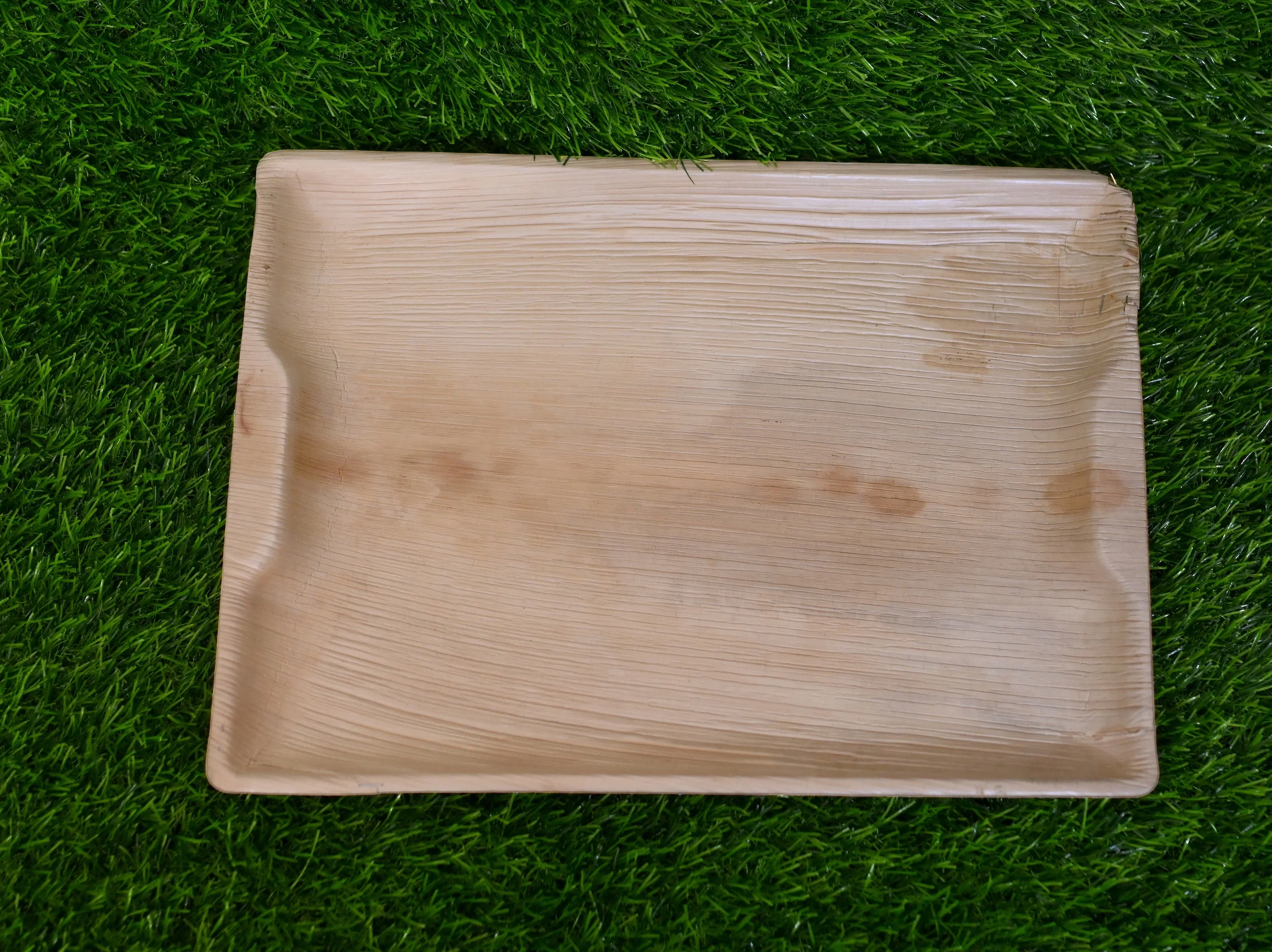 Made In India Decorative Palm Leaf Serving Solution 14.5x10.5 Inch ...