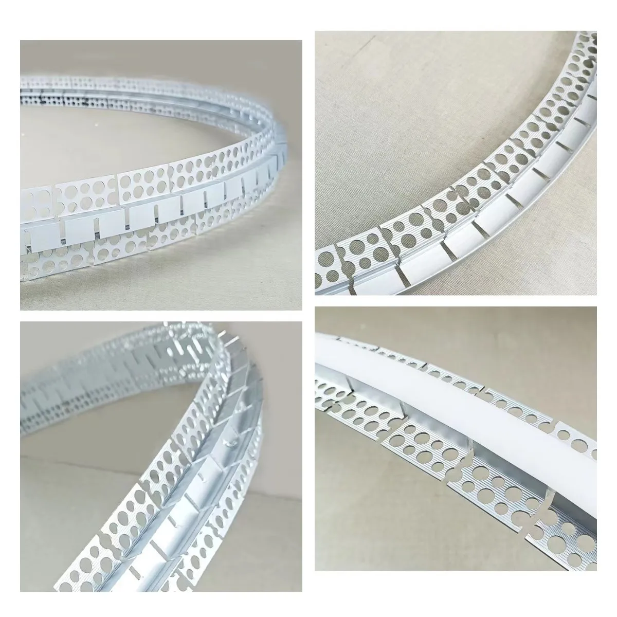 Flexible Bendable Aluminium Recessed Office Led Linear Light 20w 36w ...
