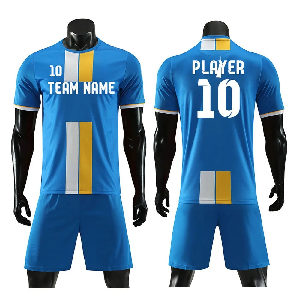 Customized Soccer Uniform Set For Adults Oem Service Unisex Sportswear ...