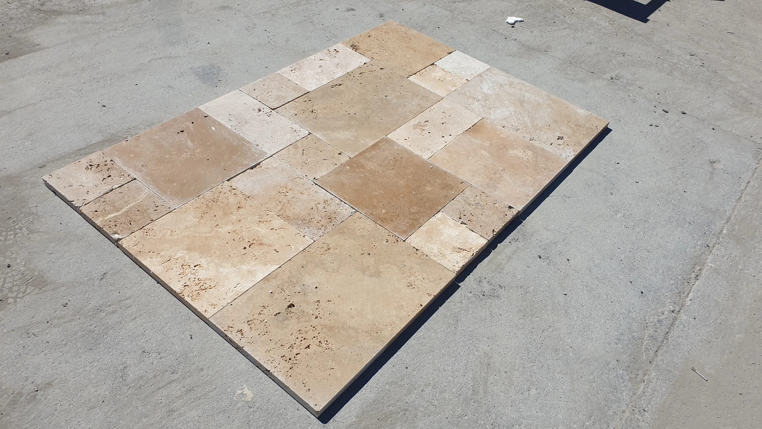 2025 Mix Travertine Pattern Sizes - Durable Outdoor Flooring