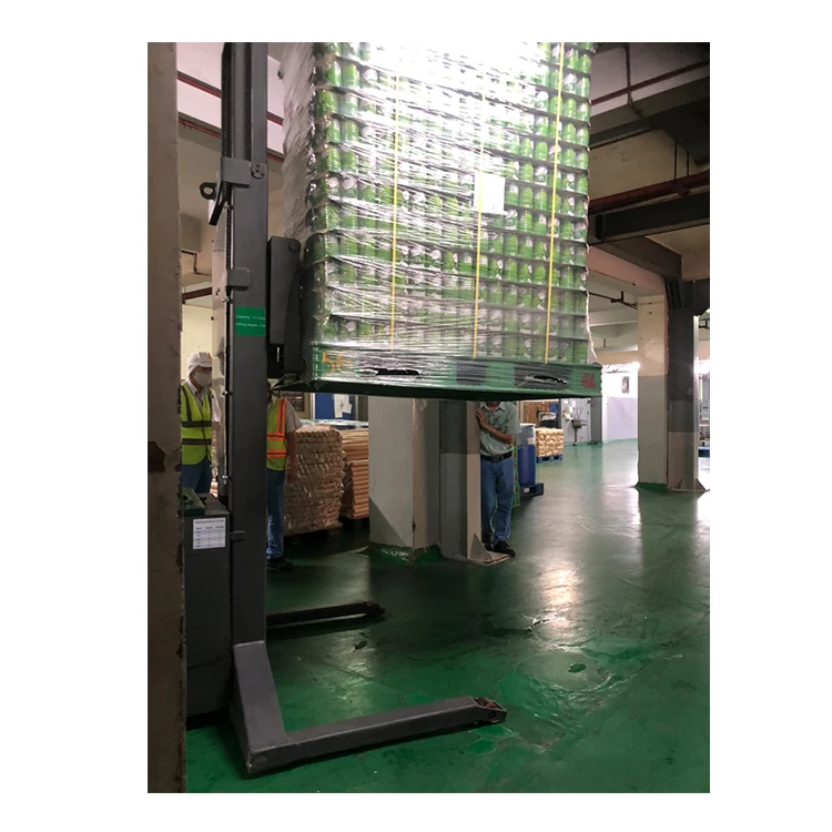 Standard Mini Electric Pallet Stacker M2-1,5t-3m Pedestrian Electric ...