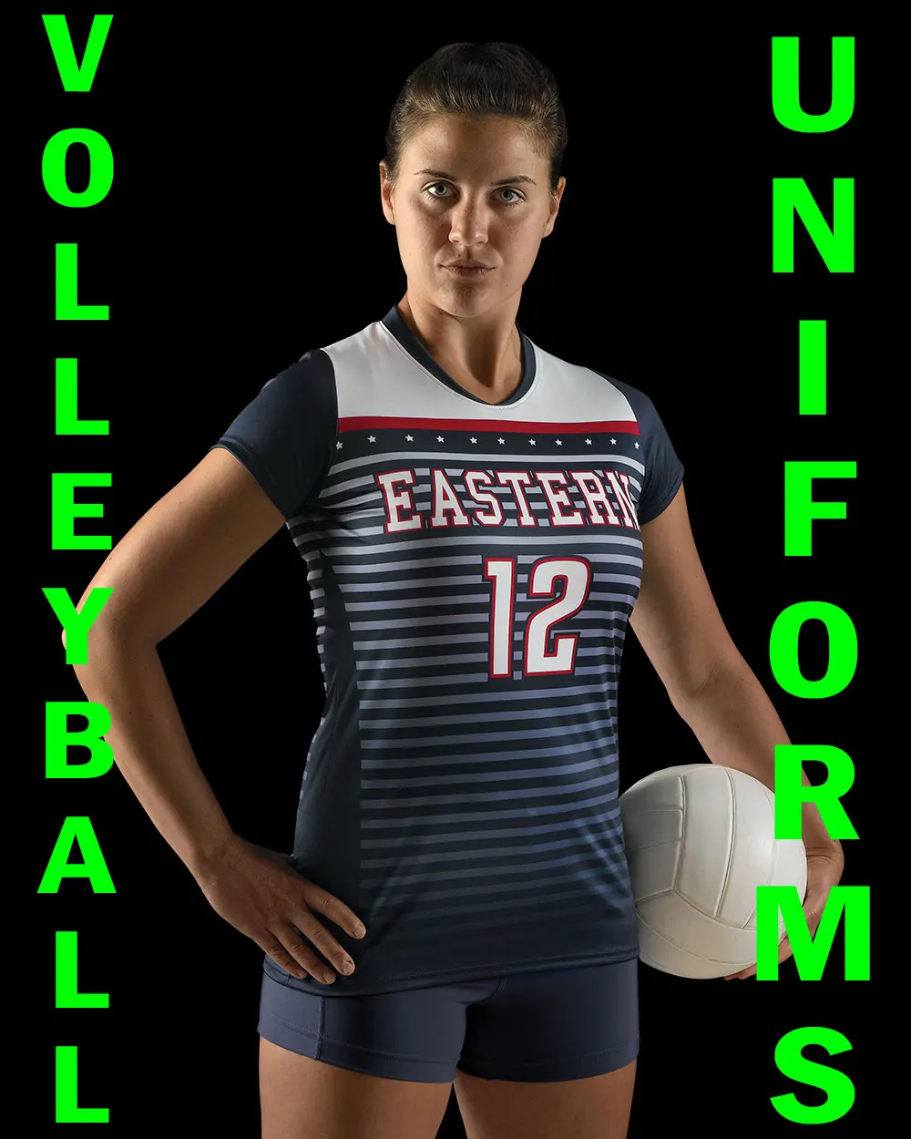 Volleyball Uniform Sublimated Volleyball Jersey Uniform Sublimation ...