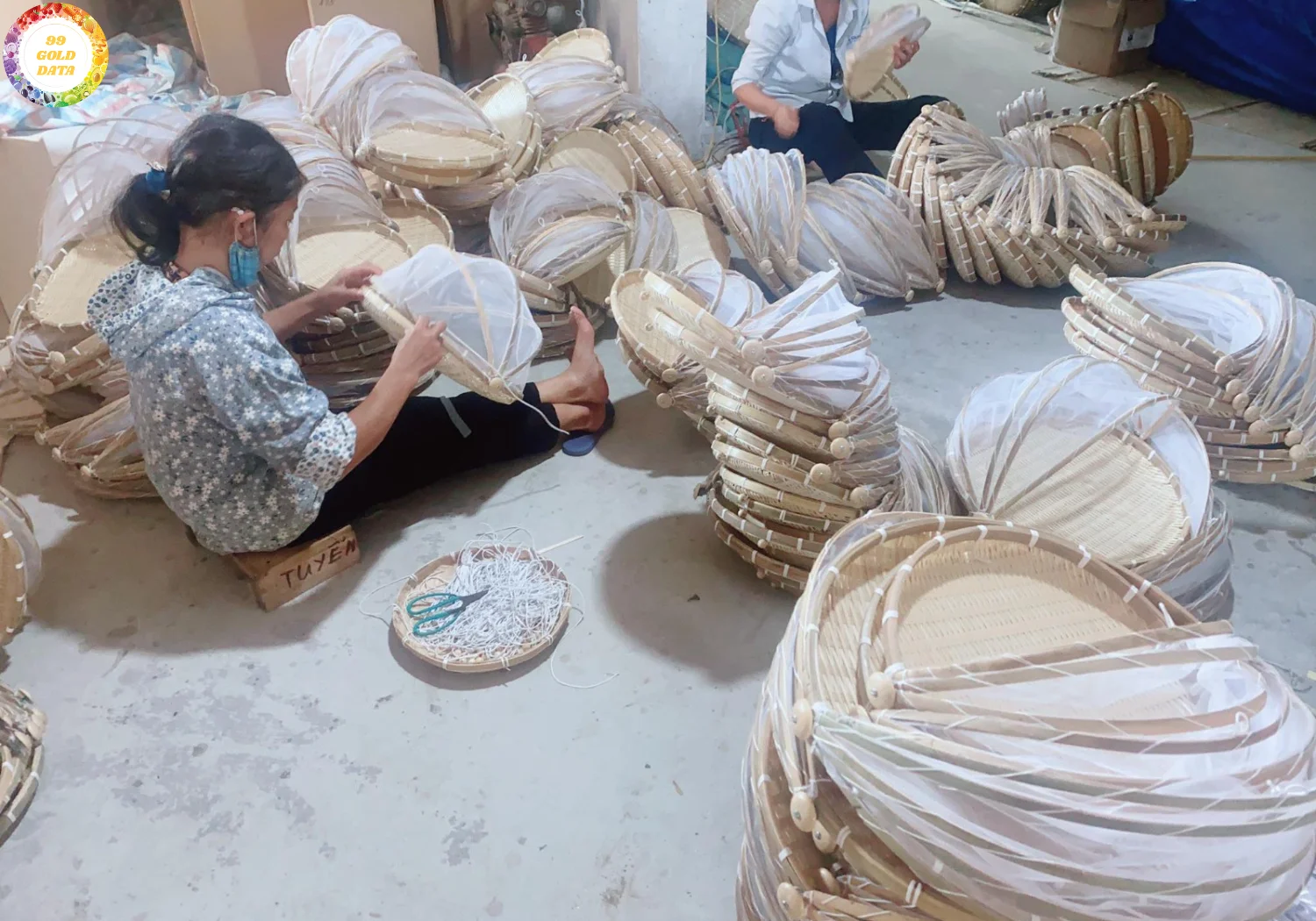 Vietnamese Bamboo Winnowing Basket - High Quality & Durable