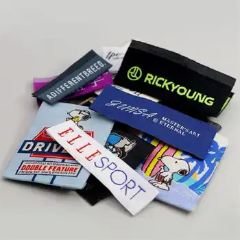 Customized Woven Labels With Custom Logo And Design And With Custom ...