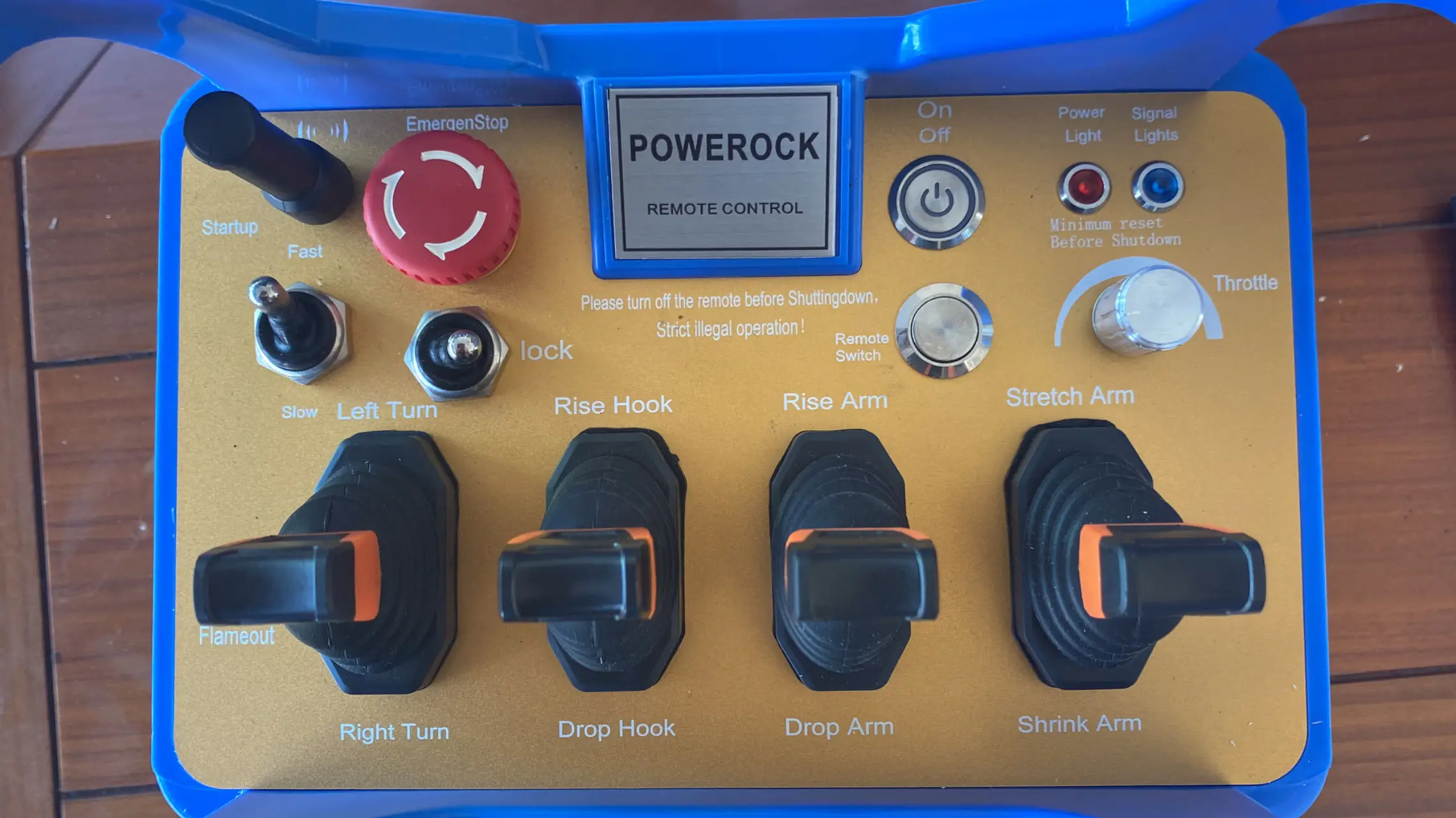 6 Function Remote Control for Crane - Proportional Control