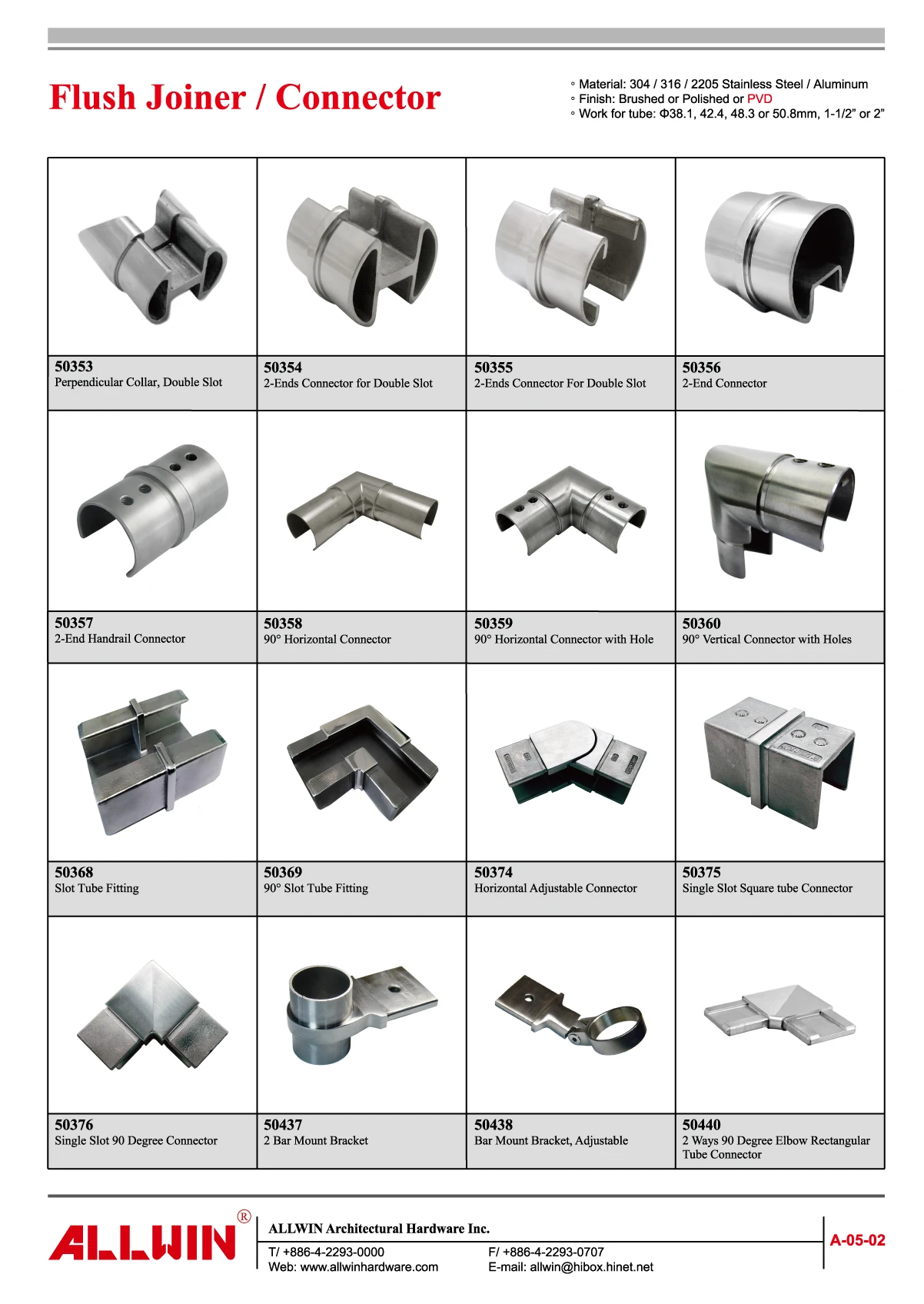 Hospital Stainless Steel 3 Way Square Tube Connectors