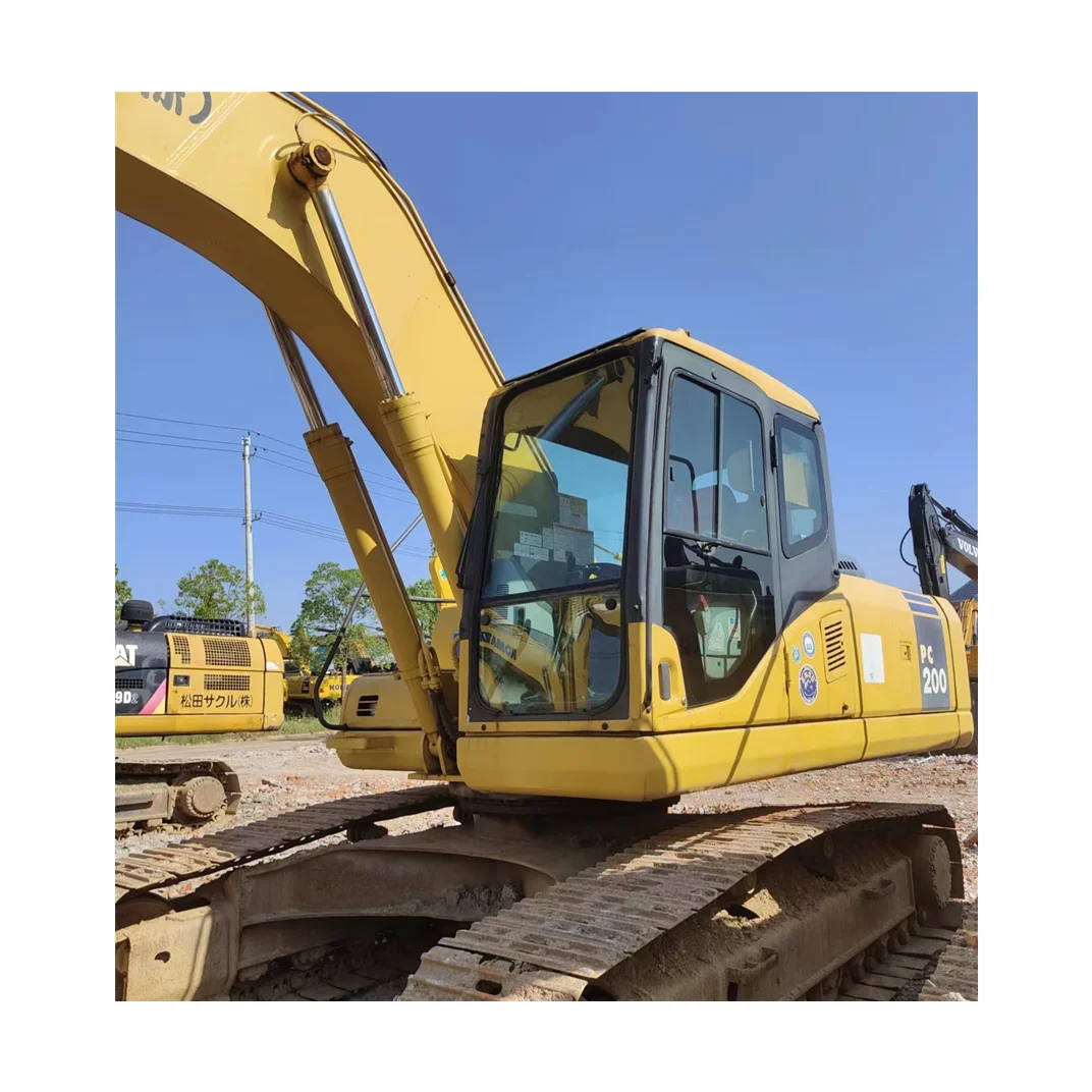 Japan Komatsu Pc200-7 Crawler Excavator Used Hydraulic Excavator Digger ...