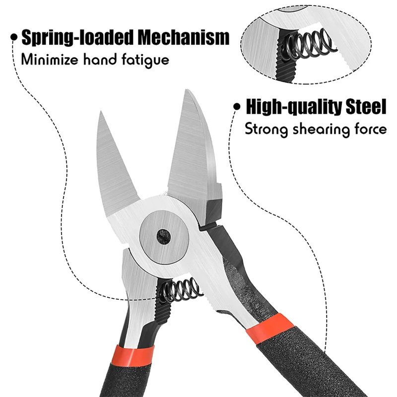 Hand Tools Practical Electrical Wire Cable Cutters Cutting Side Snips ...