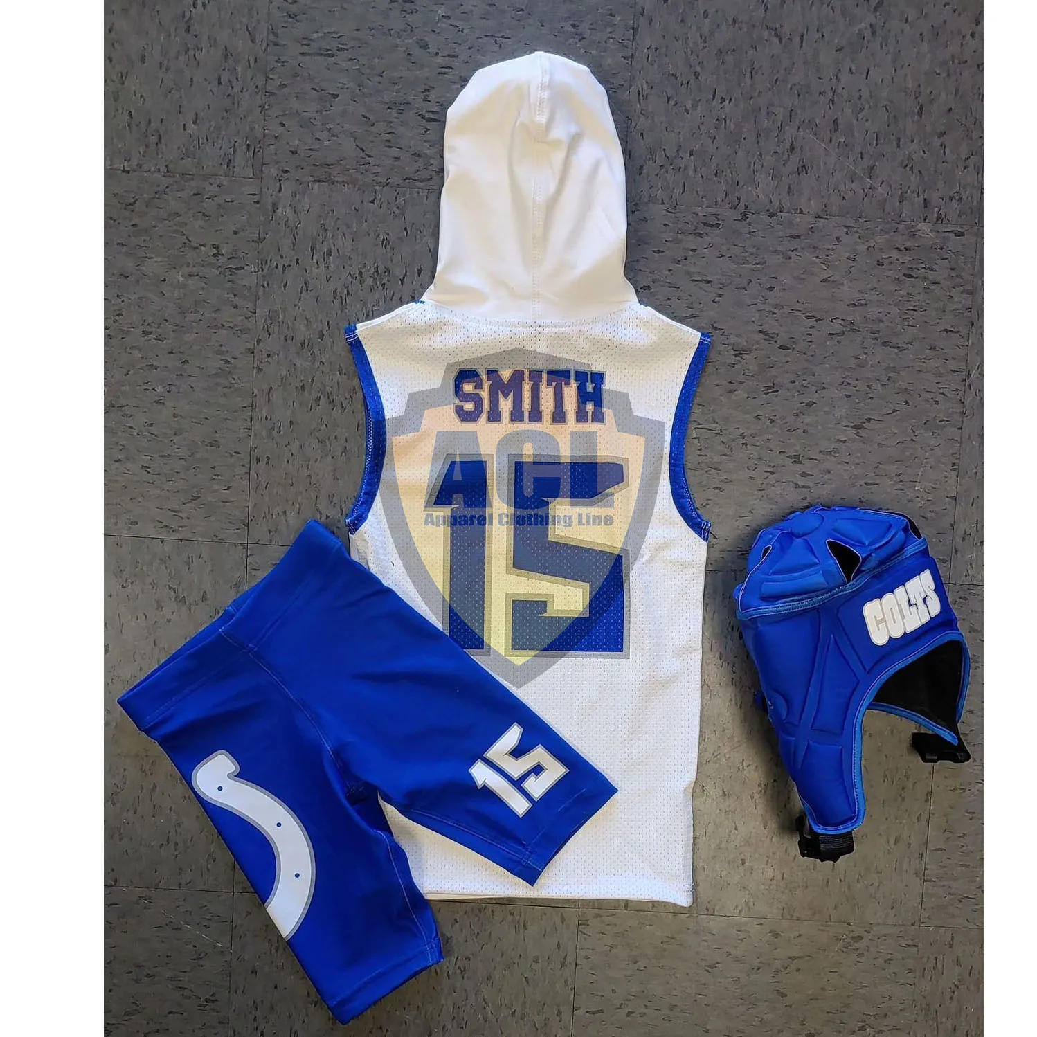 Custom Team Logo & Numbers Sublimated 7v7 Football Uniform in Best ...