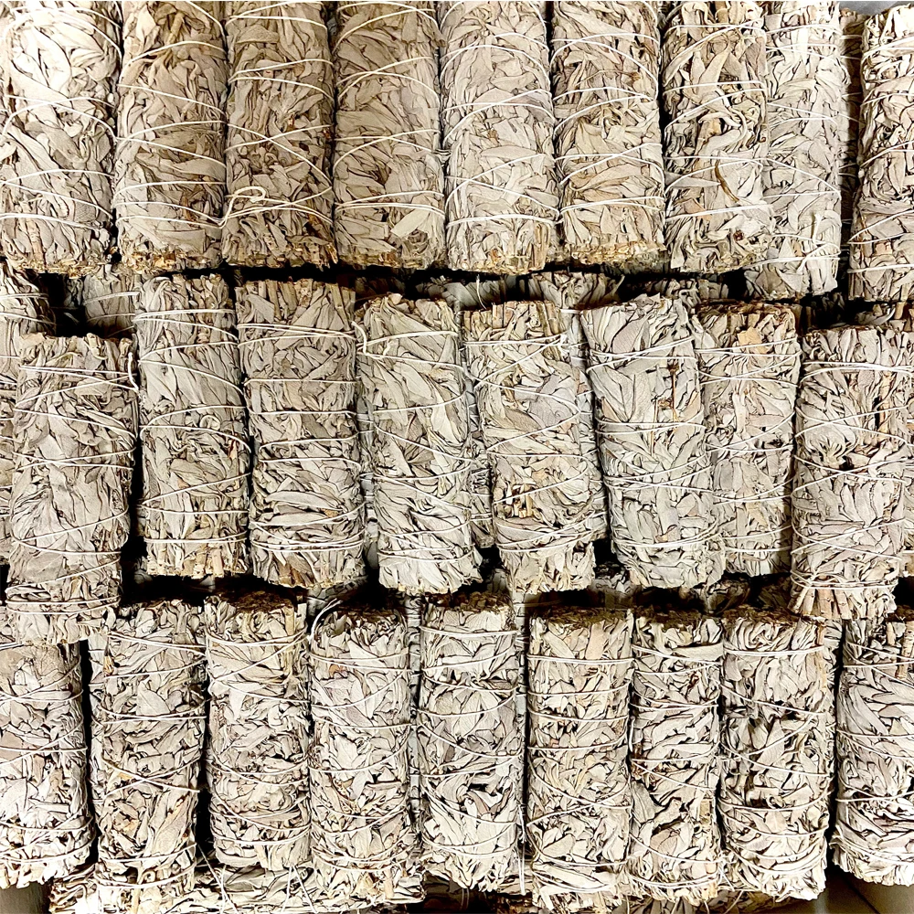 Premium Quality White Sage 7 Inch Bundle Of Our Farm Fresh Hand Tied Bundles Smudge Sticks - Buy ...