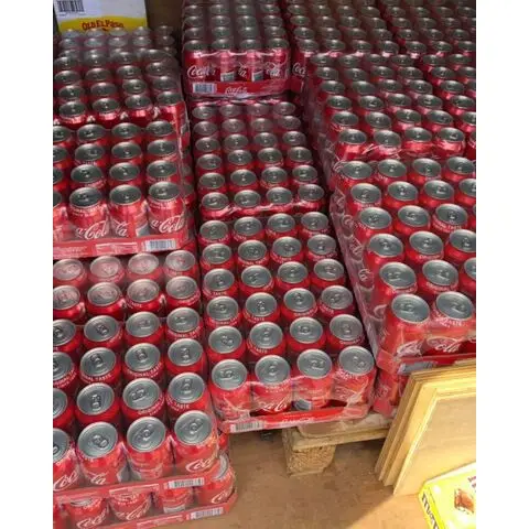 For Coca Cola Original 24x 330ml Cans Fruity Flavored Zero Sugar Soda Primary Ingredient ...