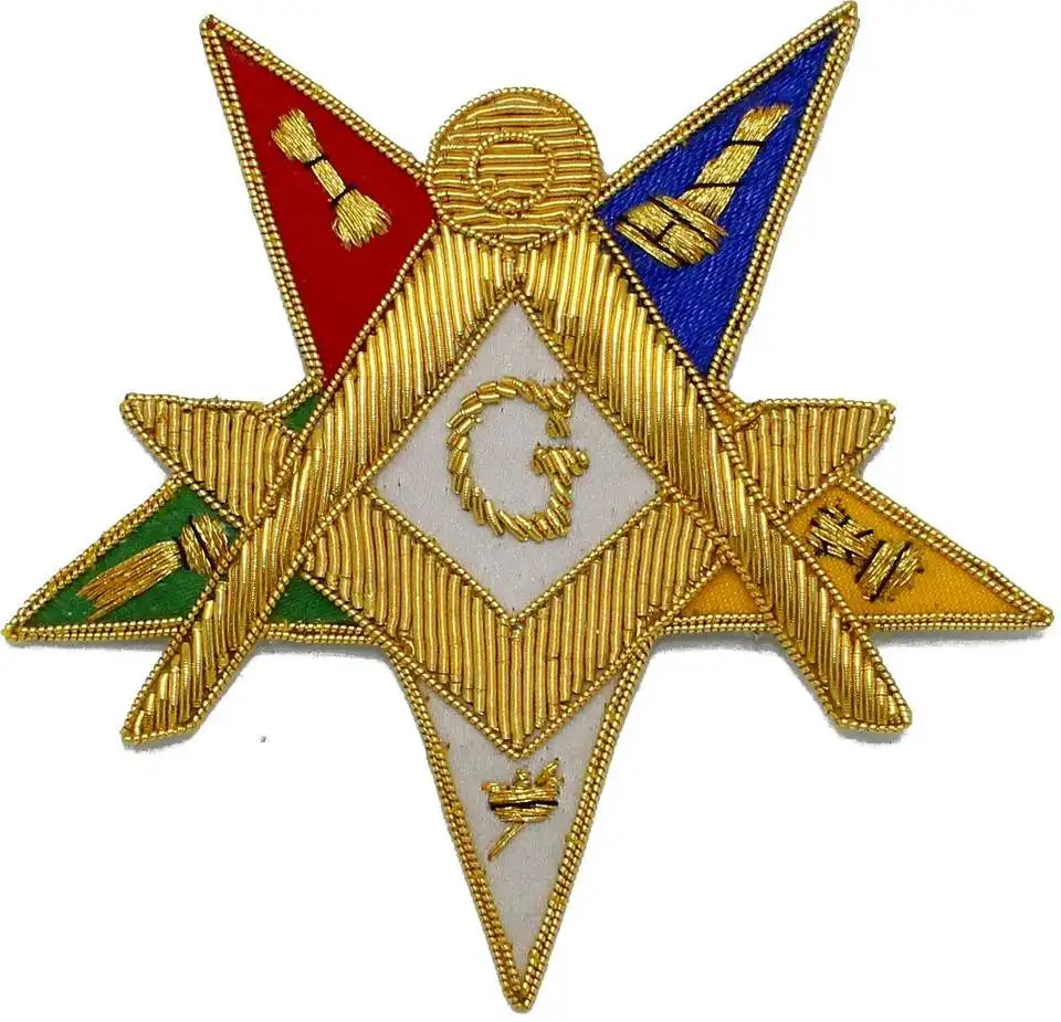 Custom Masonic/eastern Star/anime Embroidery Badges Raw Material ...