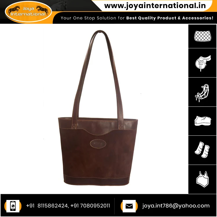 New Design Large Bucket Bag for Young Ladies Chocolate Suede Leather ...