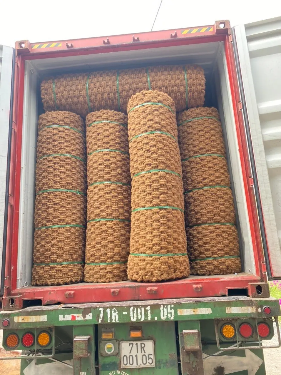 Bio-degradable Coir Sheet Or Coir Tape 100% Natural Coconut Fiber With ...