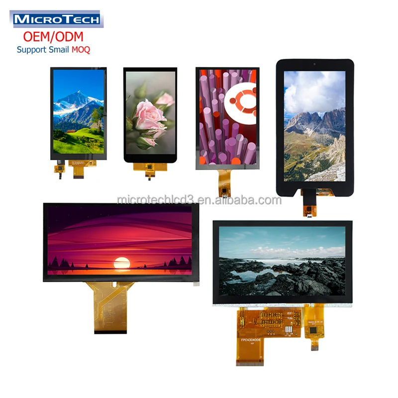 Custom TFT LCD Modules - 0.96 to 15.6 Inch Display Panels