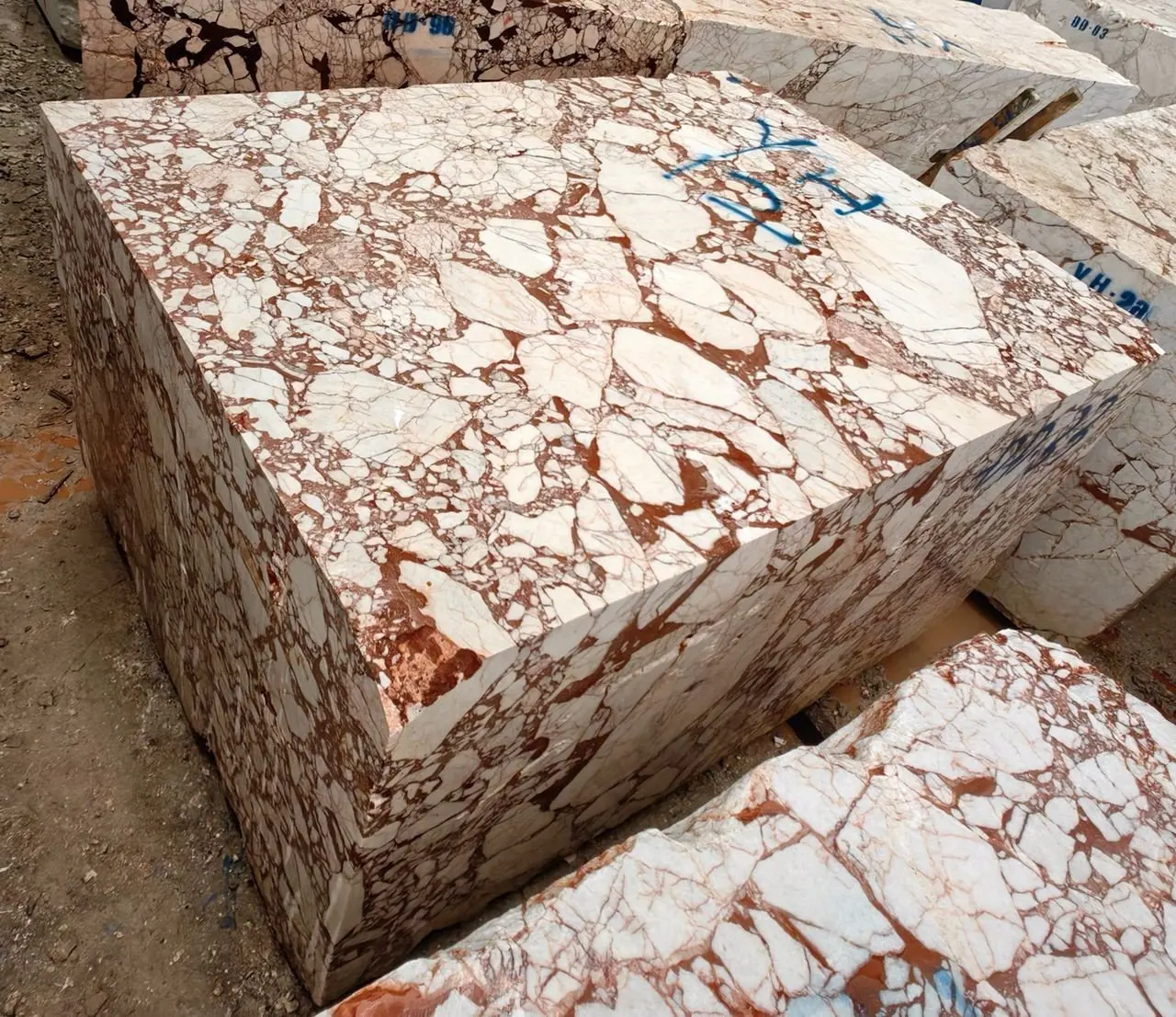 Viola Red Marble Stone Tiles/slabs,Viola Calacatta Red Marble Natural ...