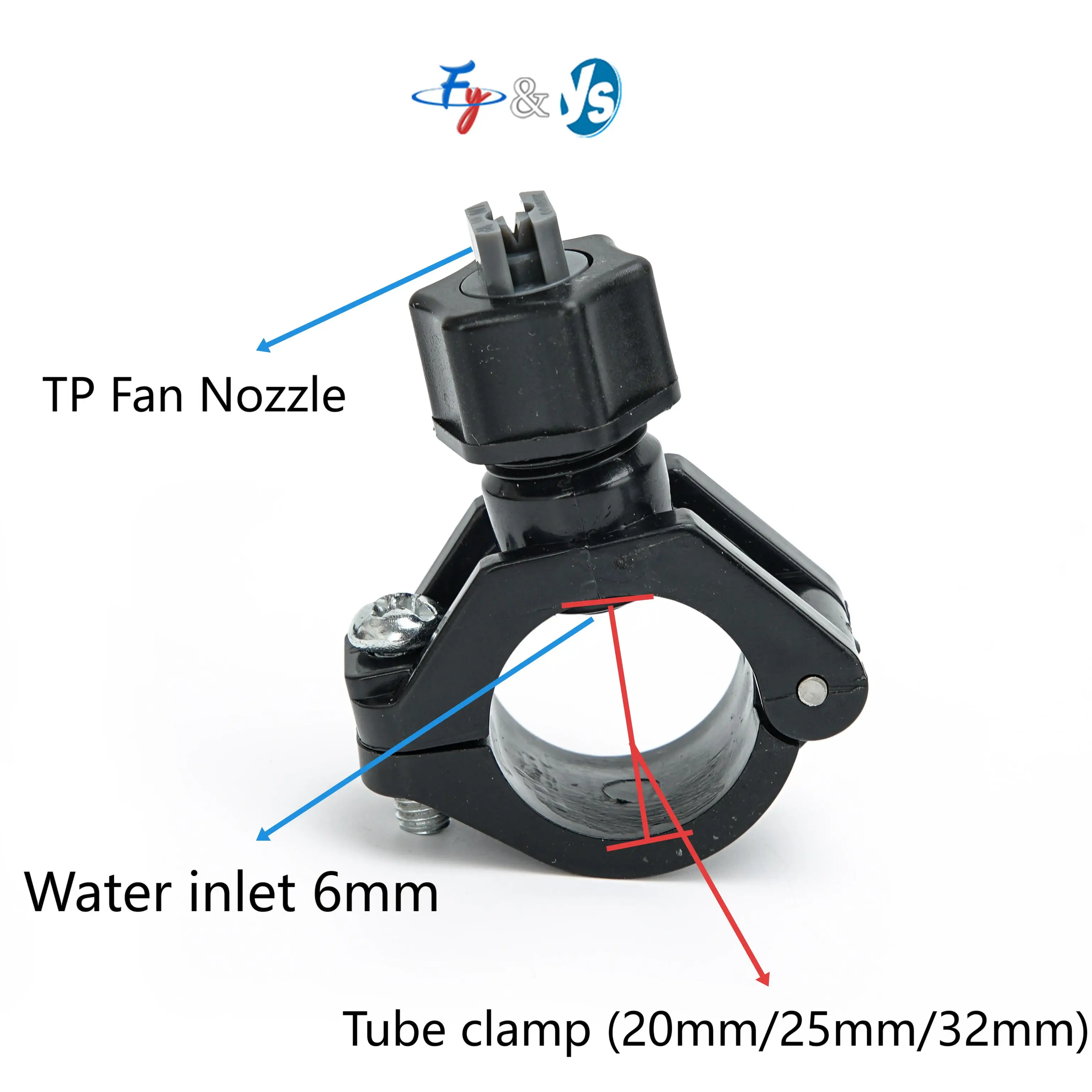 Bayonet Connection Nozzle Eyelet Clamp with PP Material Plastic Split ...