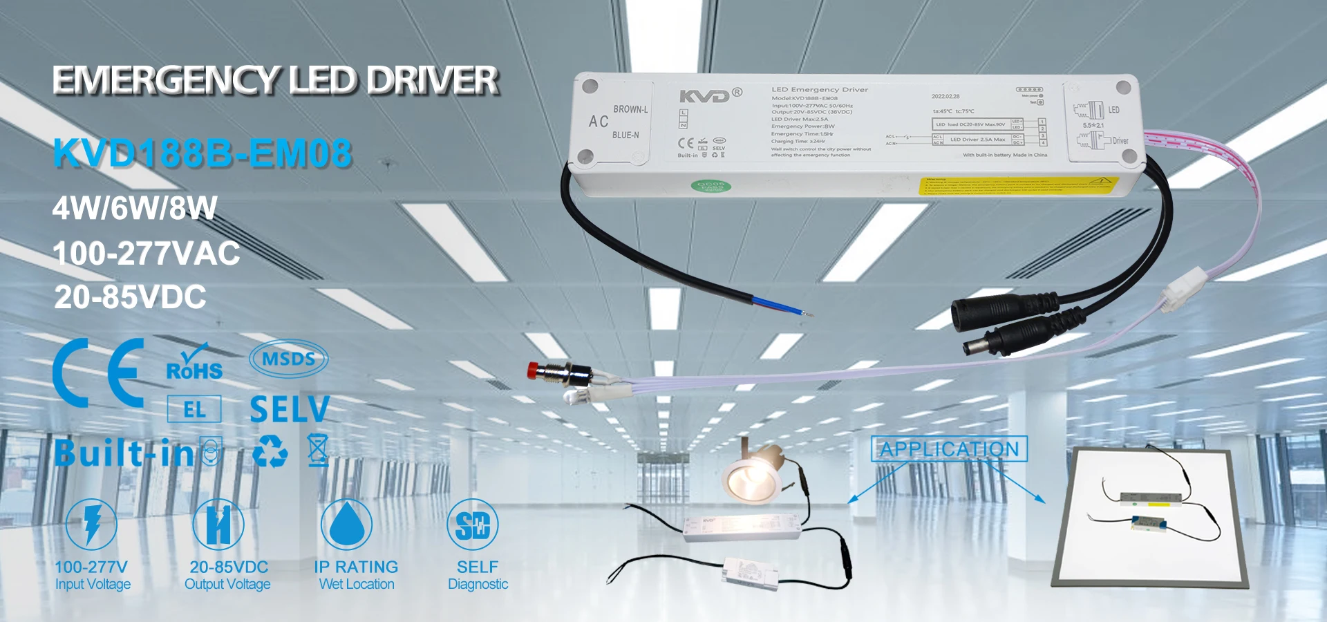 Ul Cb Certificate Automatically Enabled During Emergency Led Power Supply 4w Led Emergency ...