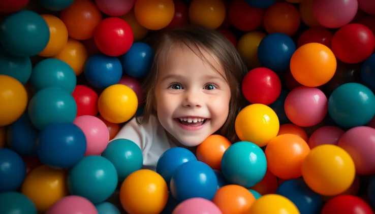 Plastic Children's Toy Balls Ocean Balls 50mm 60mm 75mm 80mm Pit Balls ...