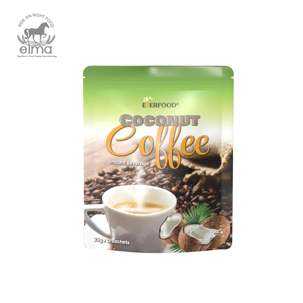 Malaysia OEM Coconut Coffee Sachets - Instant Powder Drinks