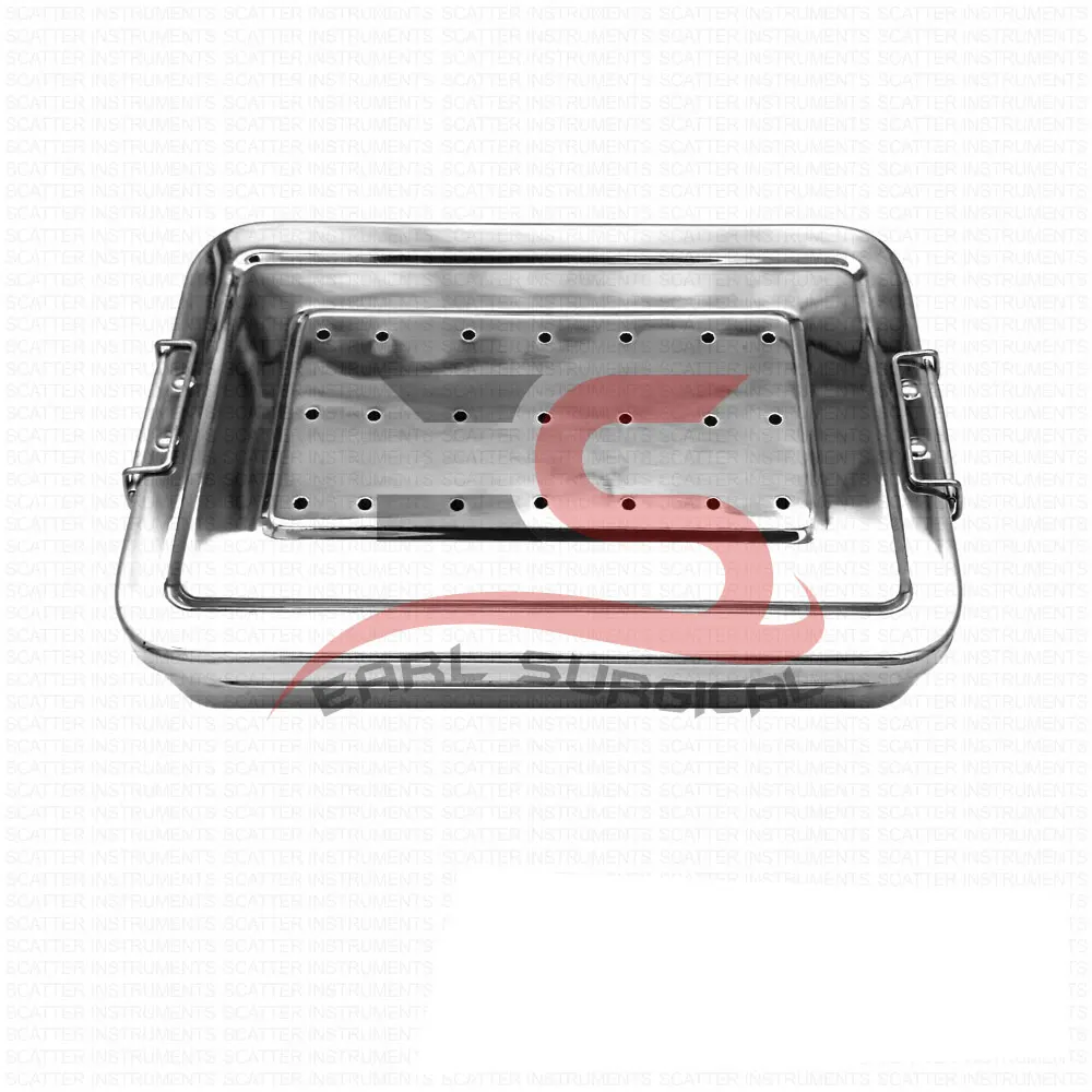 Durable 10'' Stainless Steel Medical Instrument Tray Manual Power ...