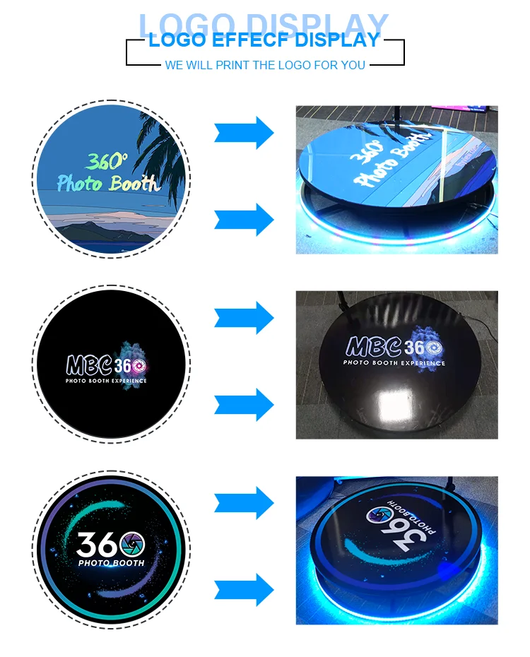 Portable Selfie Roamer Led Oval Stand Ring Light Roaming Photobooth ...