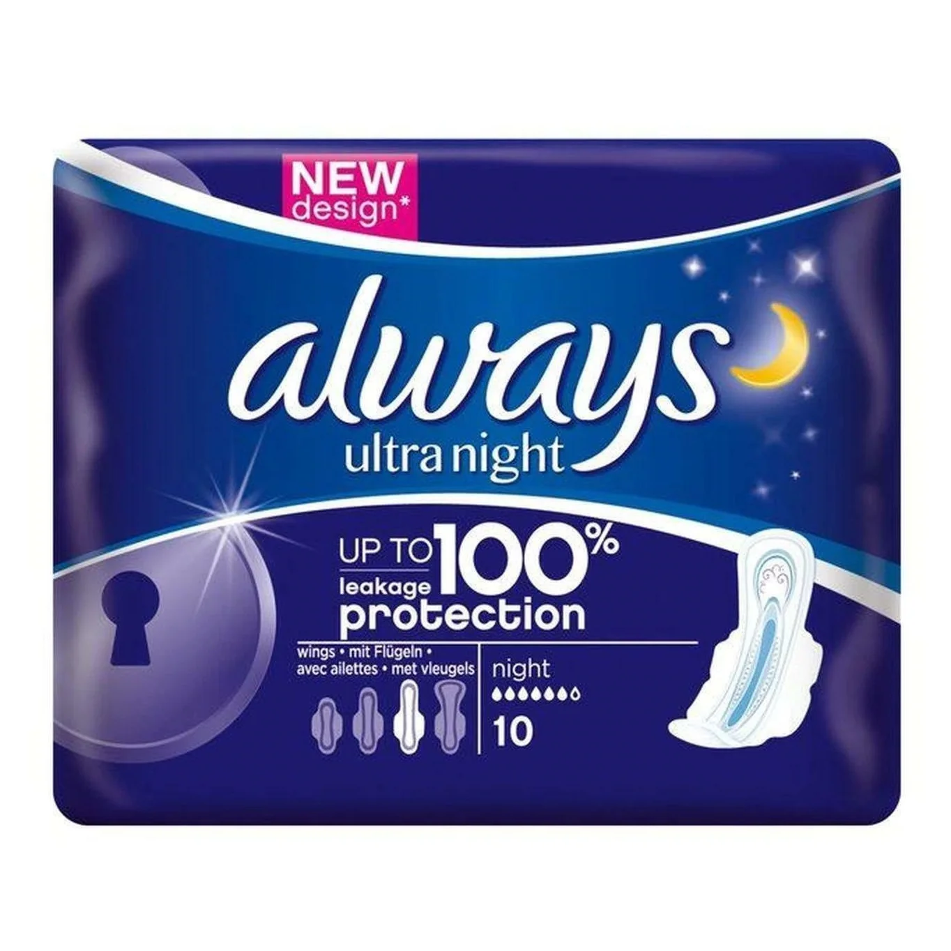 Always Ultra Sanitary Pads,Extra Long,Single Pack - Buy Wholesale ...