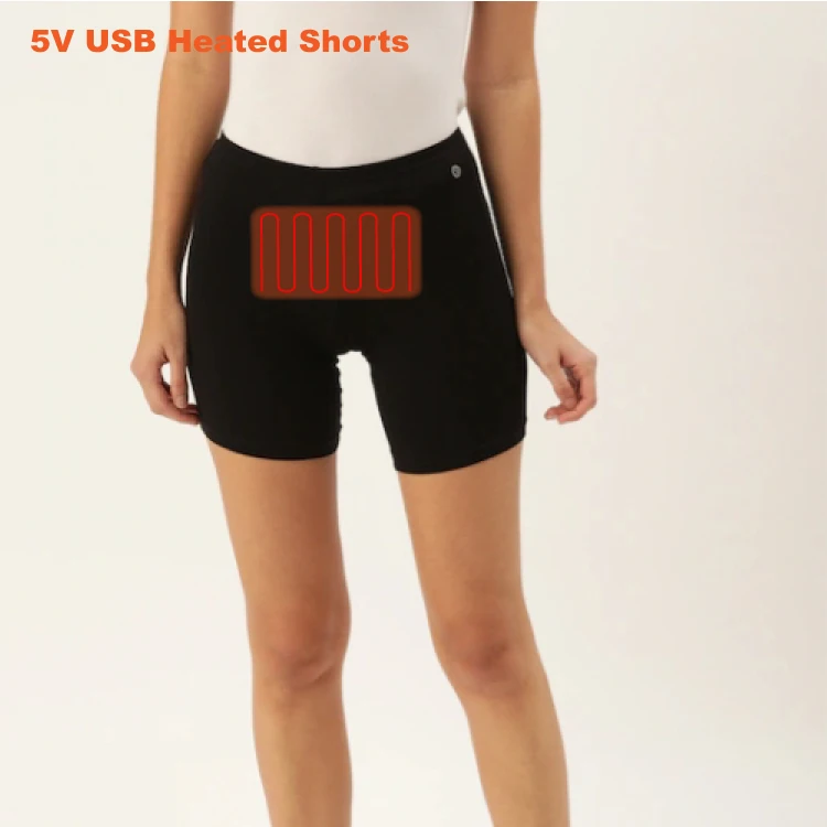 Custom Men Women 5V USB Electric Heated Shorts Warm Pants