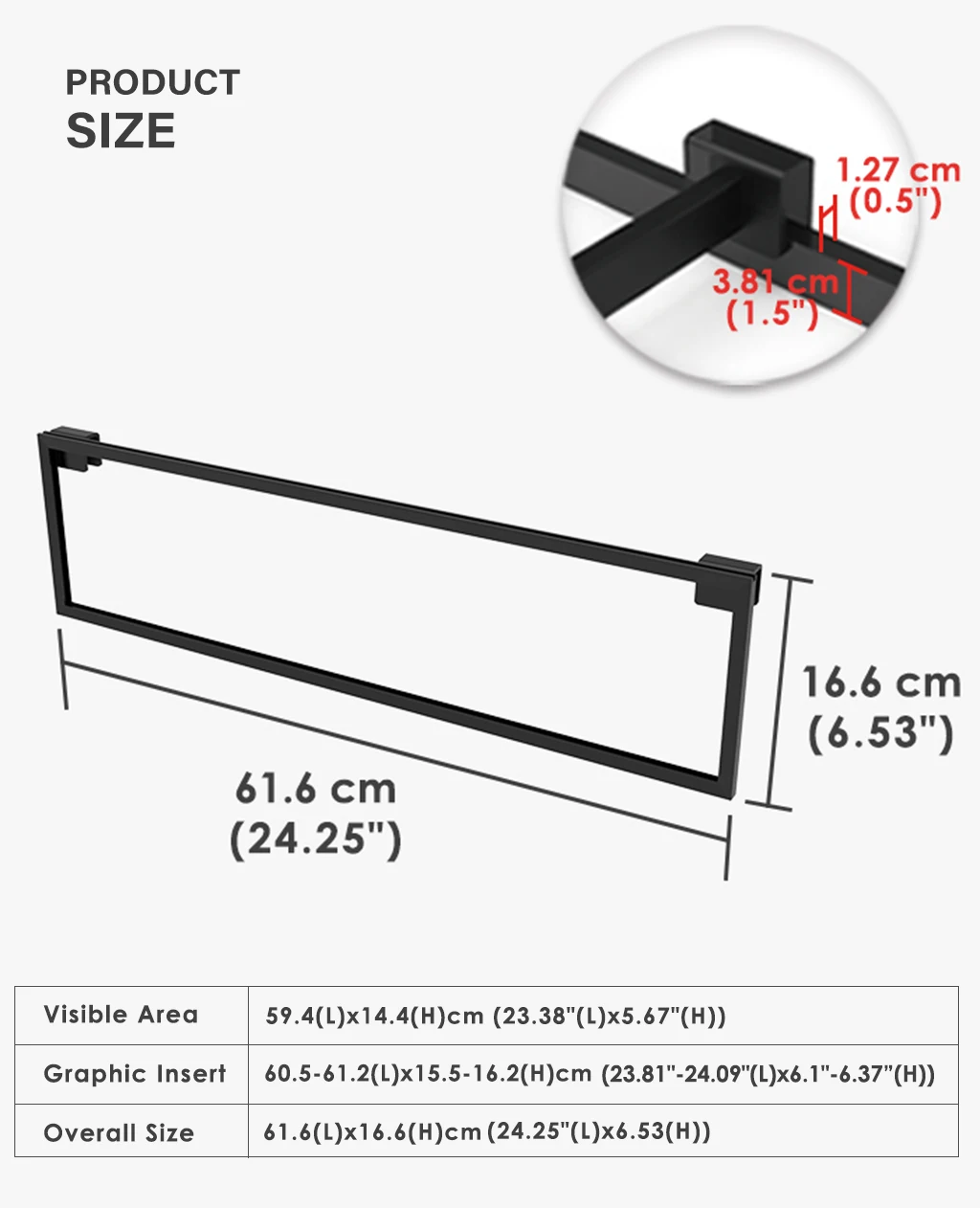 Retail Brand Store Logo Rack Sign Holder for Tube| Alibaba.com