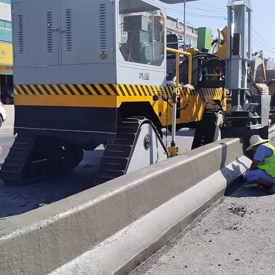 Asphalt Road Concrete Curb Making Machine Landscape Concrete Curb ...