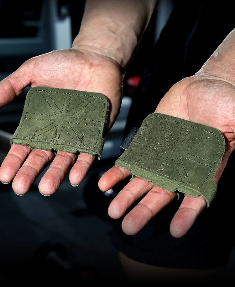 Suede Leather Gymnastics Hand Grips - Palm Protection