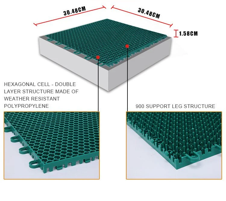 Premium High Grade Outdoor Flooring Interlocking Sports Flooring O-01 ...