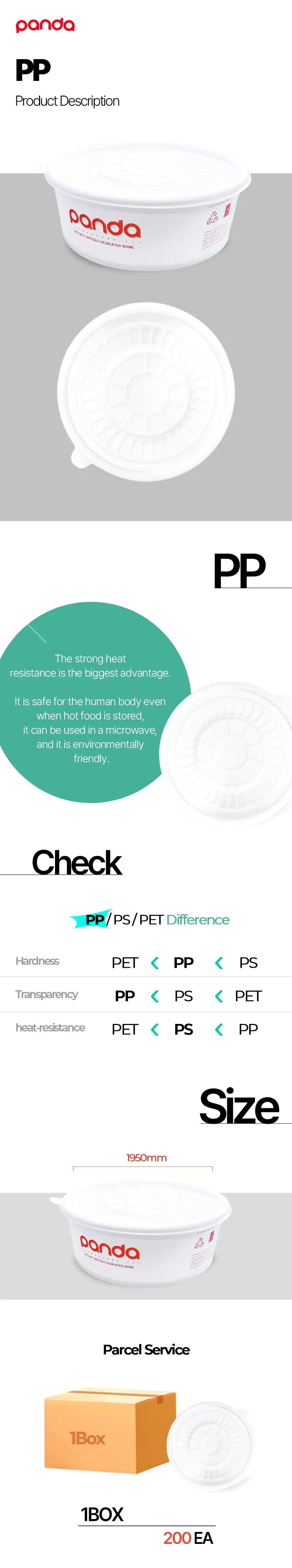 Ramen Cooker Disposable Paper Containers CAP(PP) P-1400cc