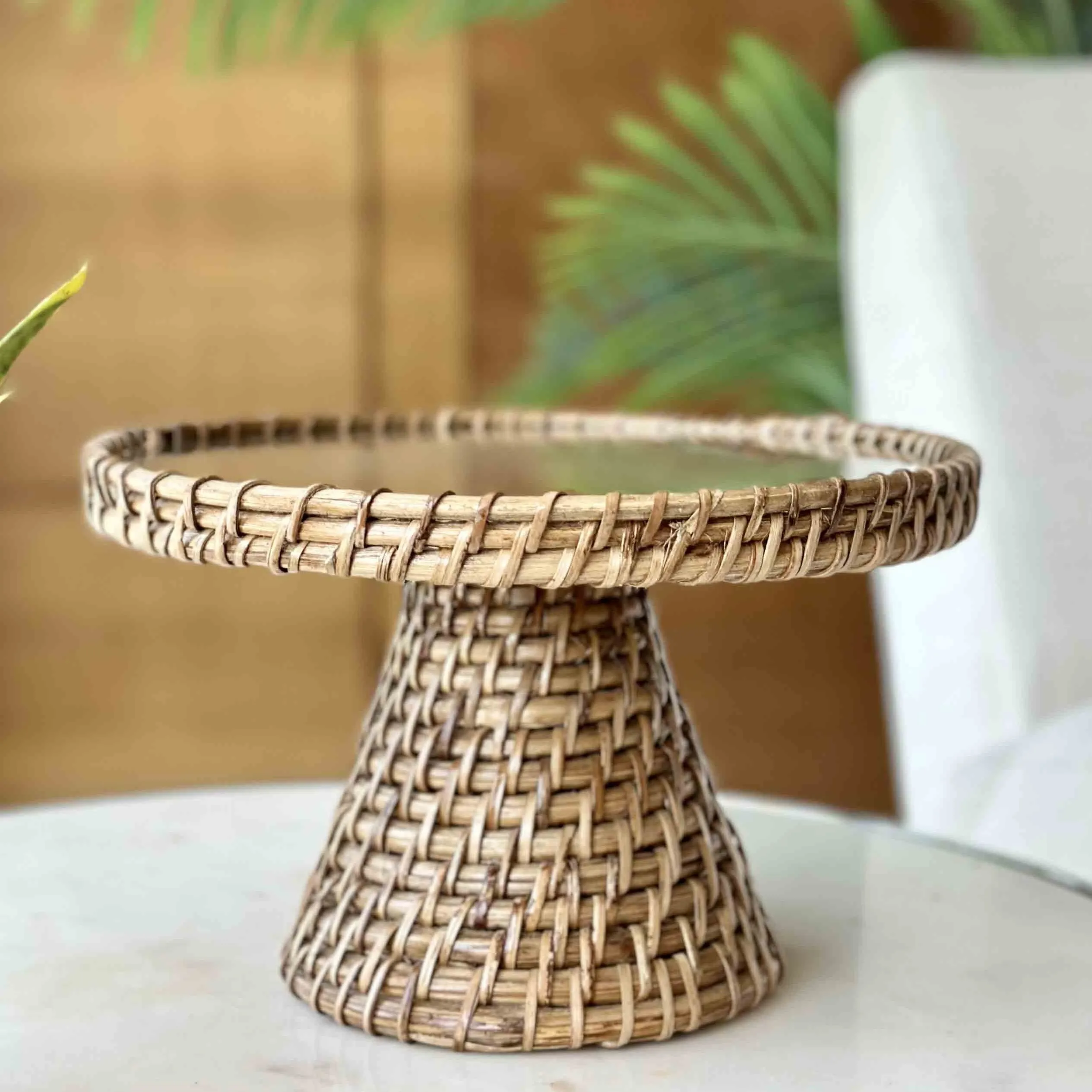 Eco-friendly 3 Tier Rattan Cake Stands - Luxury & Sustainability