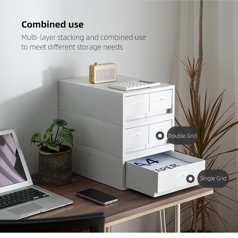 Shimoyama High Quality Plastic Composable Home Office Under Desk File ...