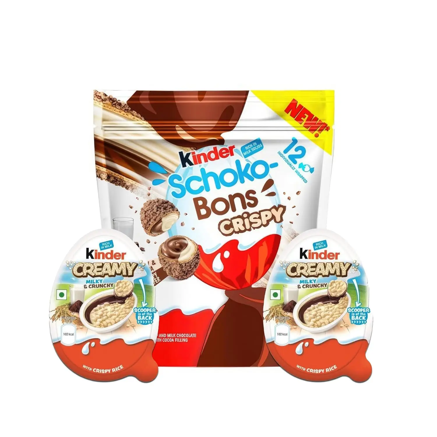 Kinder Schoko Bons Crispy Chocolate 22g German Market - Buy Kinder ...