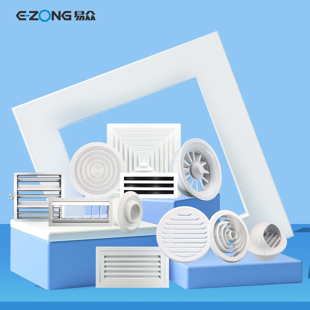 Modern Victorian Design 4-Way Aluminum Louver Air Conditioning Diffuser ...