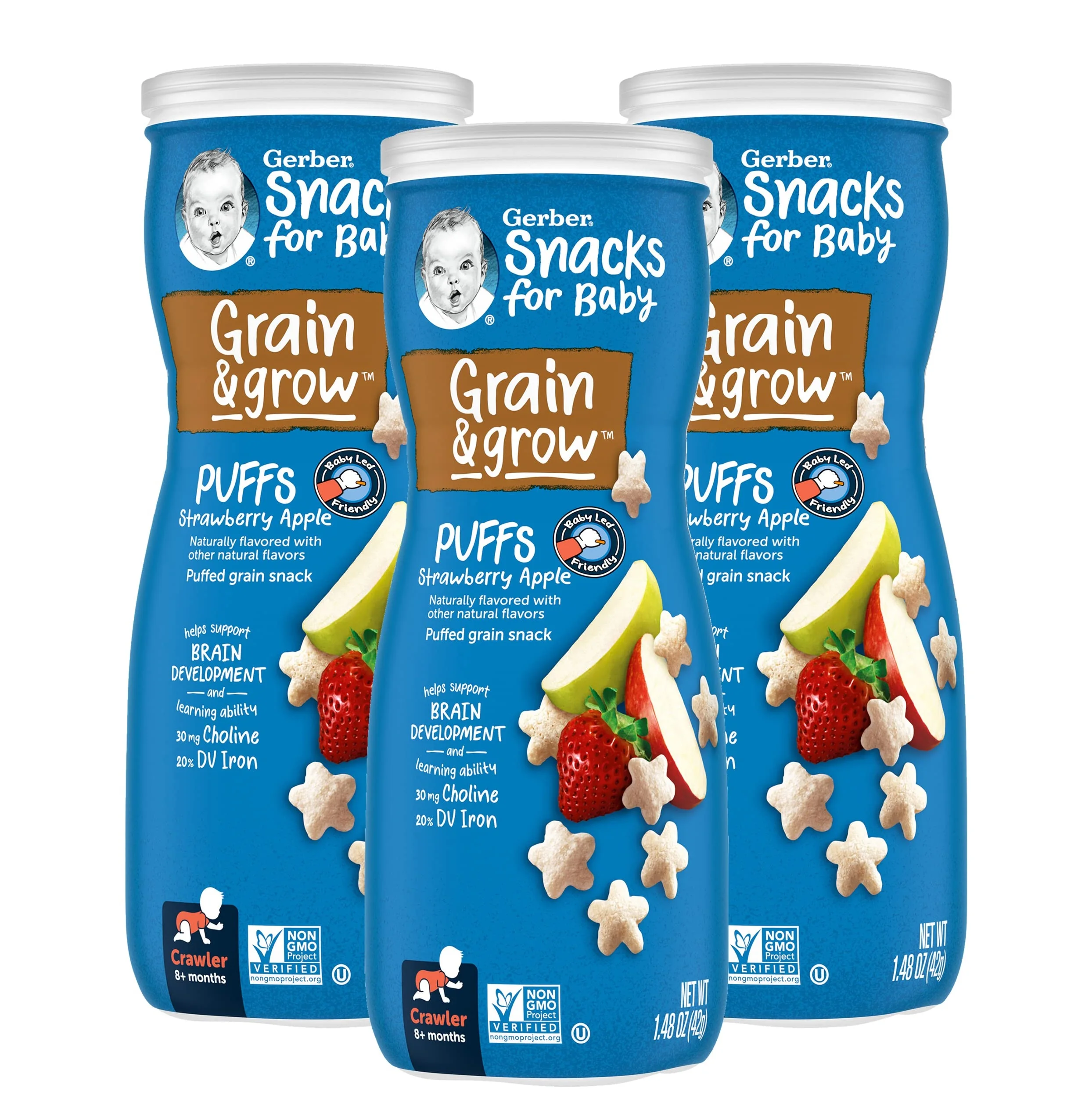 Gerber Graduates Puffs Cereal Snack Banana 42g - Buy Gerber Graduates ...