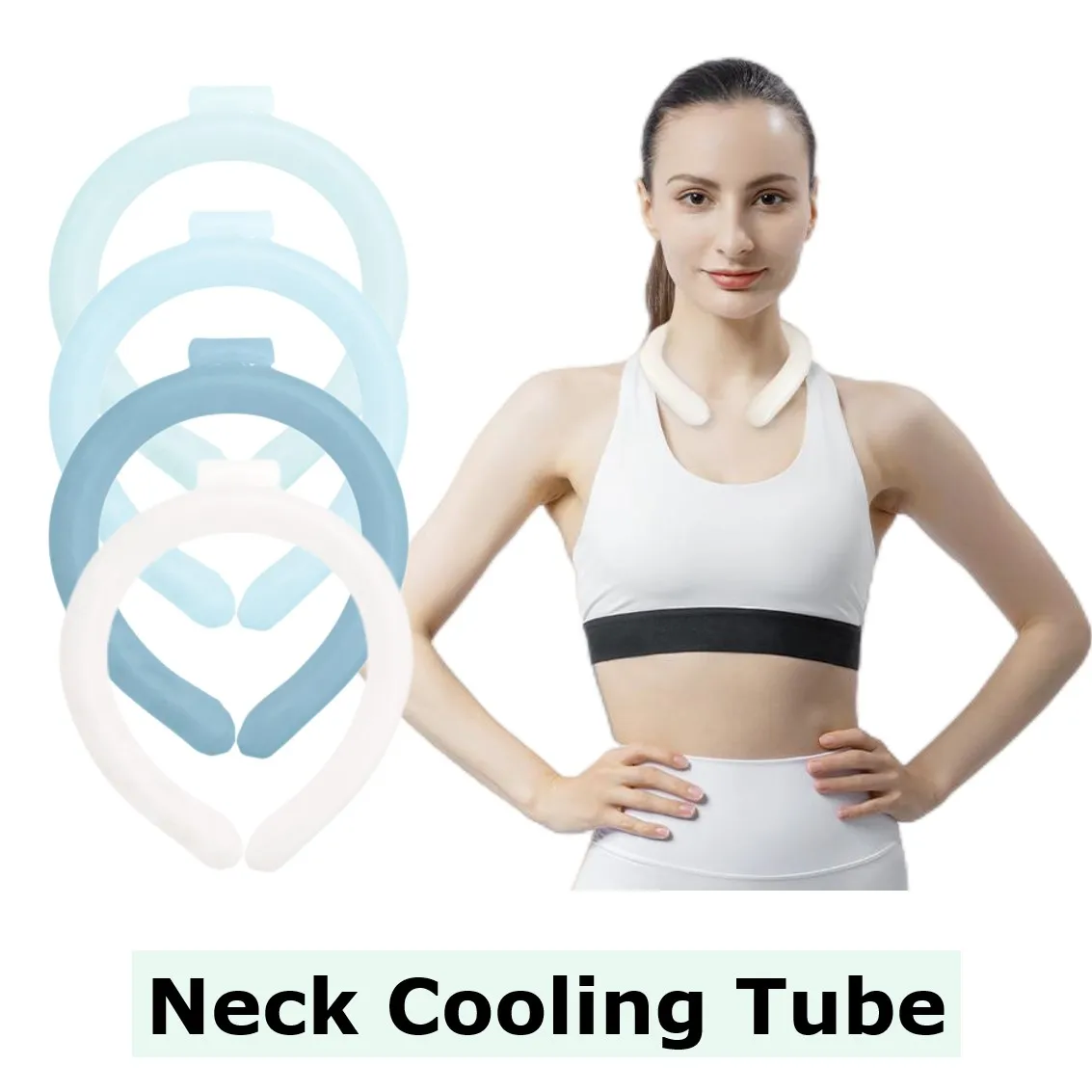 Neck Cooler, WWearable Cooling Tube Cool Neck Wraps for Extremely Hot ...