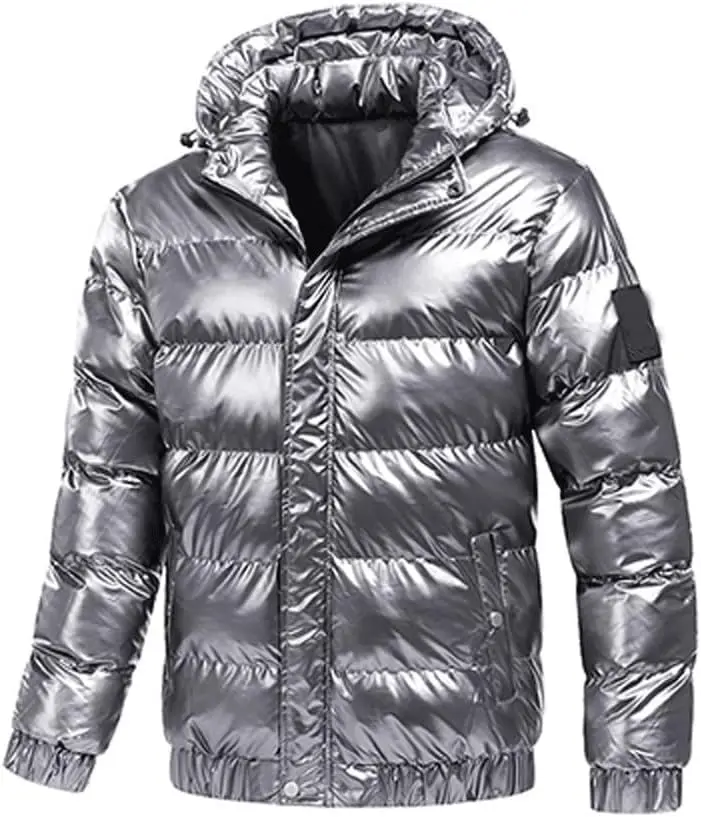 Wholesale Puffer Jacket Oem Puffer Shiny Polyester Design Fashion ...