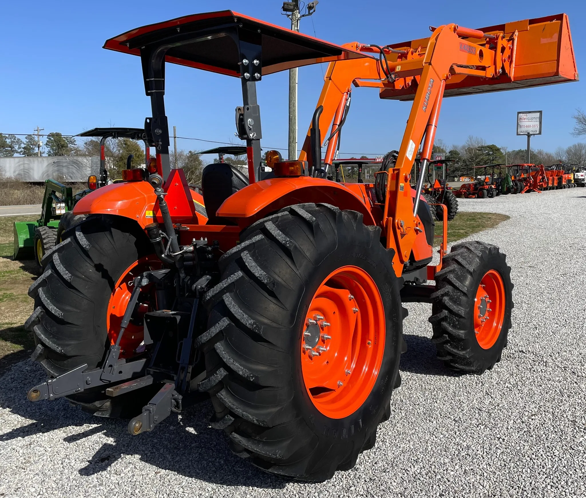 Hot Selling Kubota M62 Tlb Front Loader And Backhoe Attached Complete ...