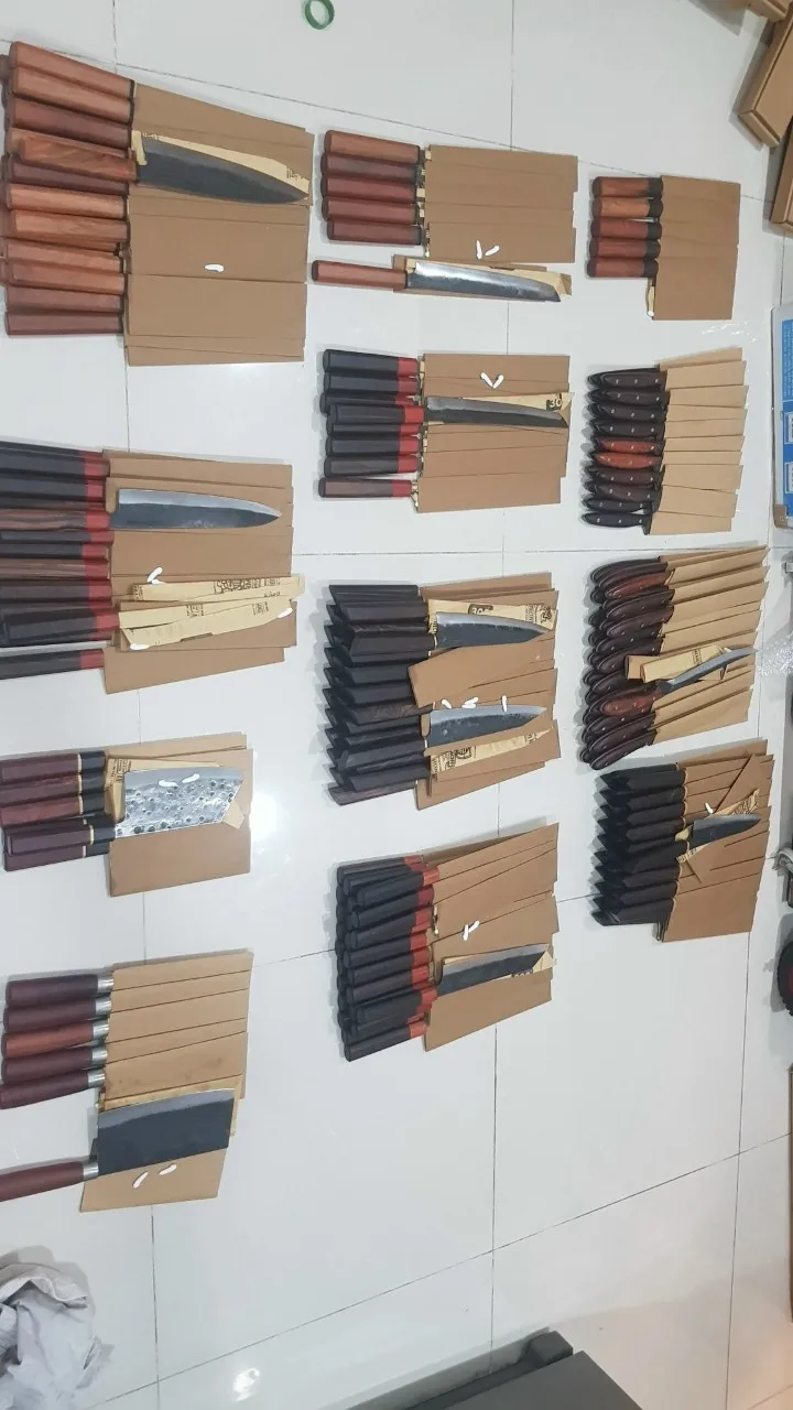 Dao Vua New Series V3 52100 Hammered Knives Hand Forged Carbon Steel ...