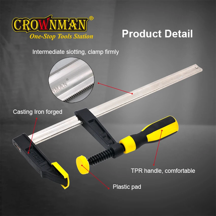 CROWNMAN Heavy Duty Woodworking Hand DIY Tool Repair Tool