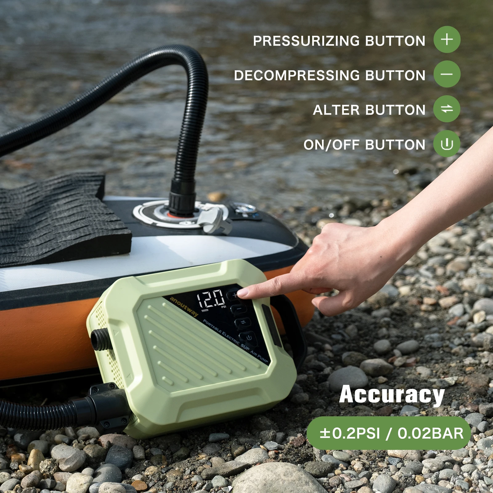 Mini Portable Rechargeable Electric Air Pump for SUP