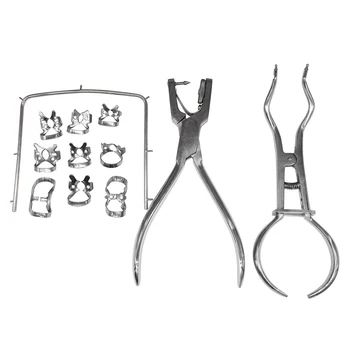 Wholesale Rubber Dam Kit Set Of 12 Pieces Stainless Steel Rubber Dam ...