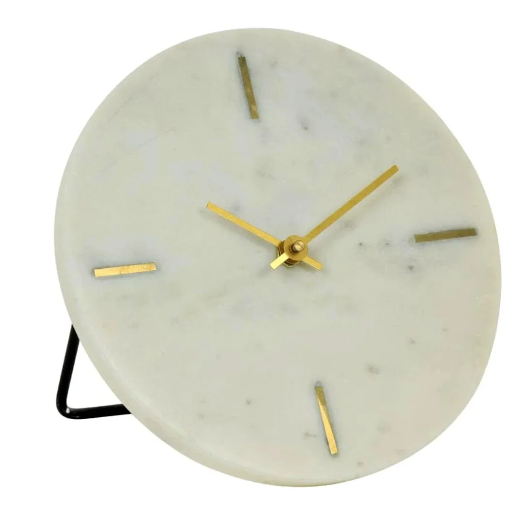 Elegant Round Marble Clocks Wall Clocks Digital Clock By Wall Hanging ...