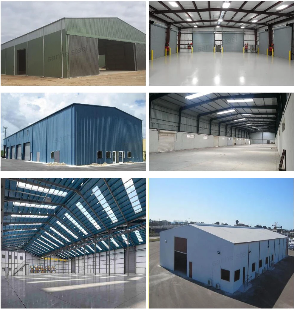 Large Shed Frame Steel Structures - Prefab Factory Building