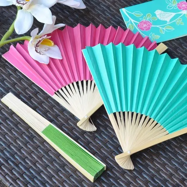 Mini Bamboo Hand Fans - Elegant Summer Gifts from Vietnam
