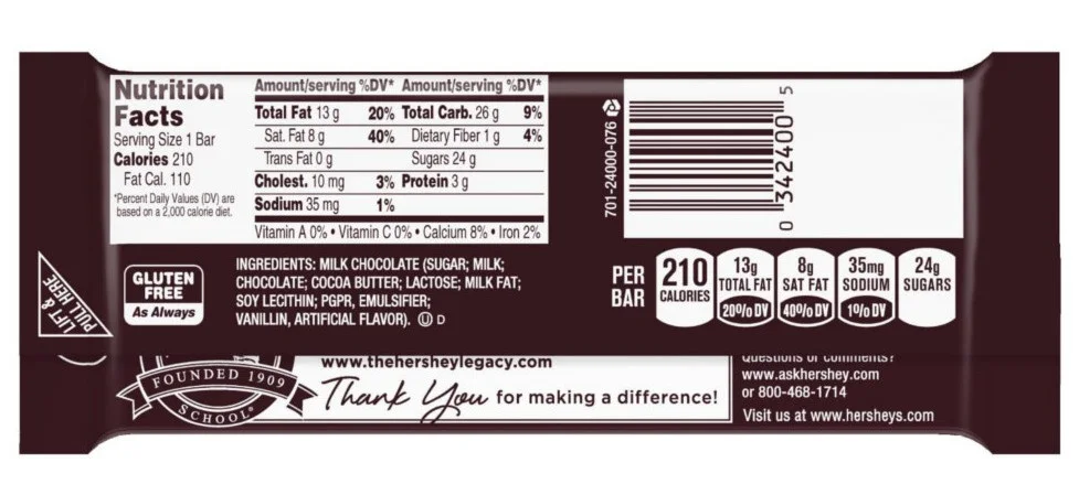 Hershey's Milk Chocolate Flavour 40g Bar Chocolate Bulk Sale - Buy ...