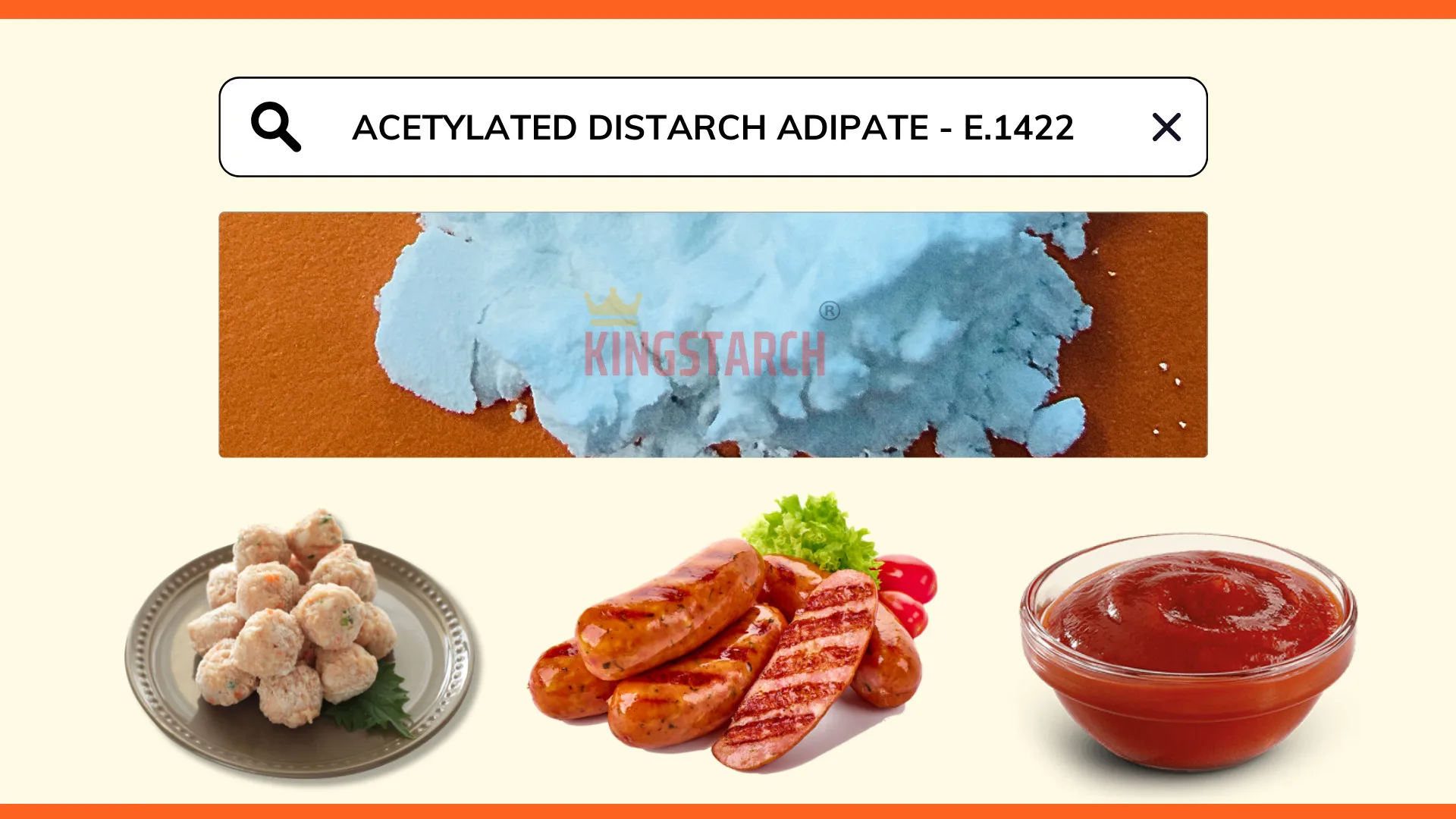 E1422 Hot-swell Modified Tapioca Starch,Acetylated Distarch Adipate ...